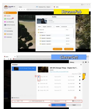Cleverget vs. StreamFab: Which is a Better Video Downloader?