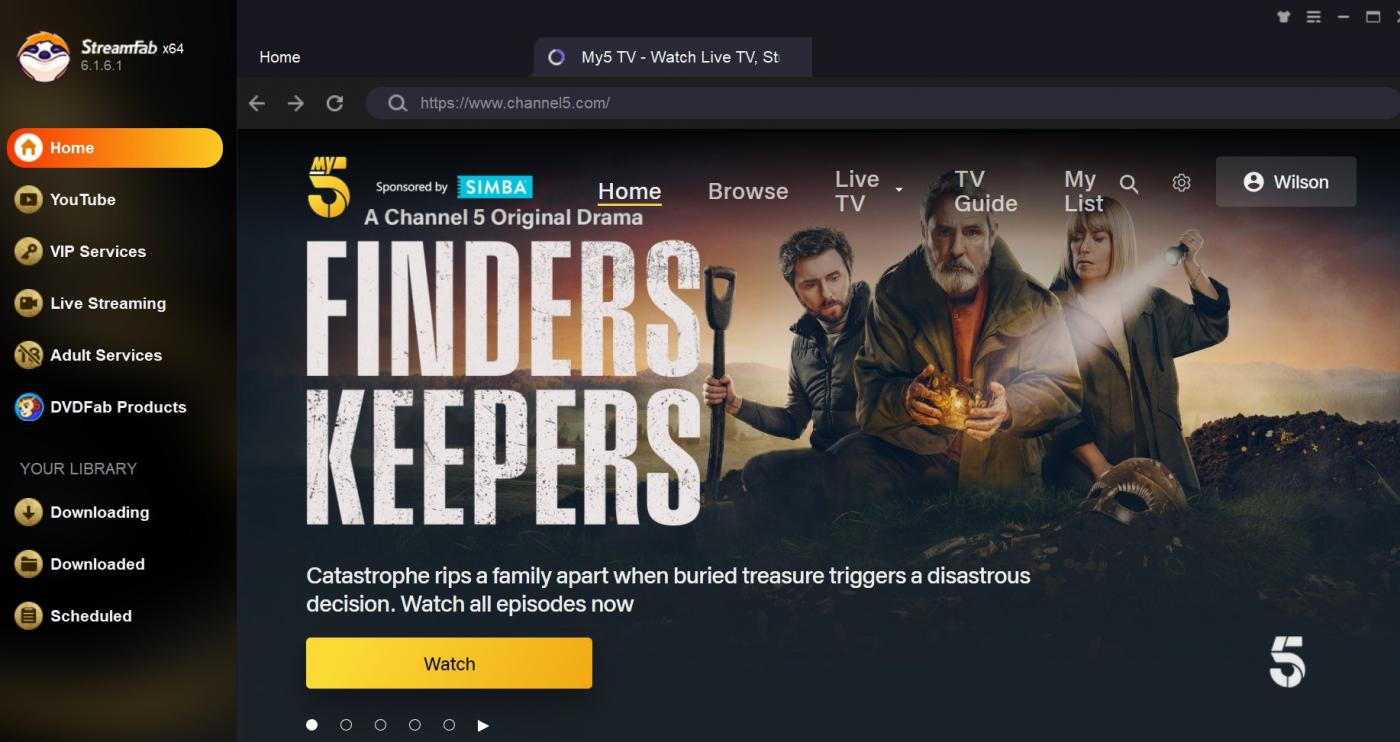 [Win&Mac] How to Download Channel 5 Videos as MP4 on Laptop?